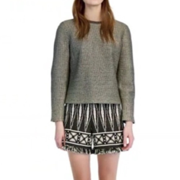 Tory Burch | Sweaters | Tory Burch Raffia Pullover | Poshmark